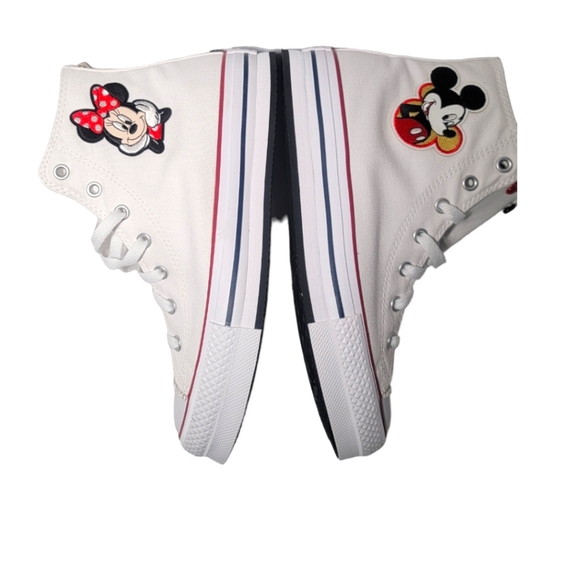 Converse | Shoes | Womens White Chuck Taylor Platforms Customized With ...